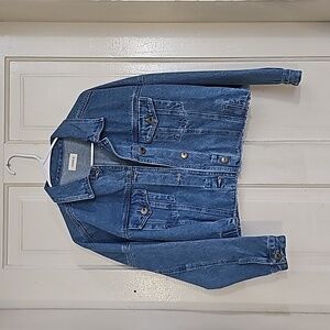 Mono B | Jackets & Coats | Mono B Cropped Denim Jacket Size S | Poshmark